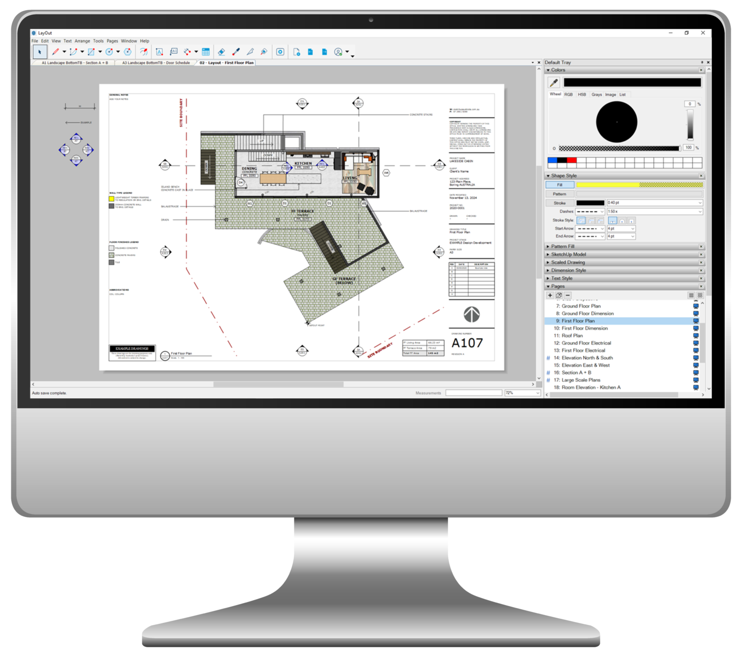 SketchUp Layout 2D Drawing ANZ Templates - SketchUp NZ